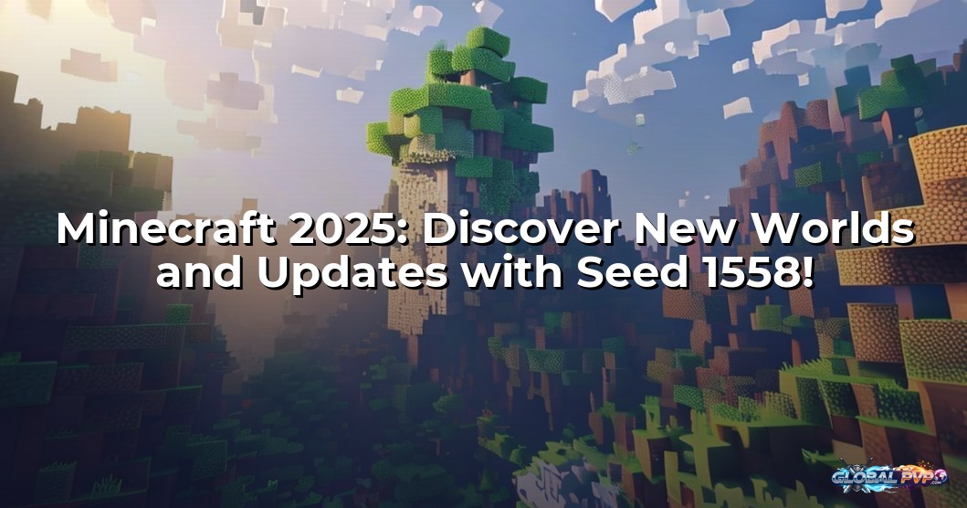 Minecraft 2025: Explore New Worlds with Seed 1558! | Global PVP